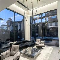 China Hot Selling Modern Interior Sliding Door with Waterproof Aluminum Alloy Sound & Thermal Insulation for Bathroom and Kitchen for sale