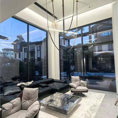 China Modern Soundproof High Quality Thermal Break Aluminum Heavy Sliding Door Double Layered Glass for Bedroom Kitchen School Use for sale