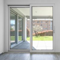 China Modern Designed High Quality Aluminum Alloy Framed Sliding Door Thermal Insulation Double Layered Tempered Glass for Interior for sale