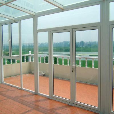 China Aluminum Casement Hinged Door for Home & School Use Waterproof 5 Year Warranty Modern Design Custom High Quality for sale