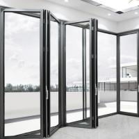 China Customized Exterior Accordion Customization Aluminum Folding Door Aluminum windows and Door Fabrication Machinery for sale