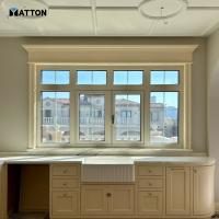 China French Hurricane-Proof Waterproof Aluminum Door & Window Thermal Break 5-Year Warranty for Courtyard School Warehouse for sale