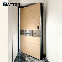 China High Performance Premium-grade Aluminum Custom Pivot Door Modern Villa Apartment Use Waterproof Soundproof Weather Resistant for sale