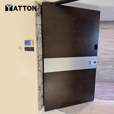 China Aluminum Pivot Door Modern Design Custom Villa Big Luxury Modern Pivot Door for Residential & Commercial for sale