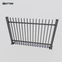 China Modern Design Easy-to-install Safe Aluminum Waterproof Railing Fence Panels Suitable for Balconies Gardens and Courtyards for sale