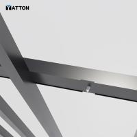 China Modern Design Easy-to-install Safe Aluminum Waterproof Railing Fence Panels Suitable for Balconies Gardens and Courtyards for sale