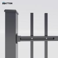 China Modern Design Easy-to-install Safe Aluminum Waterproof Railing Fence Panels Suitable for Balconies Gardens and Courtyards for sale