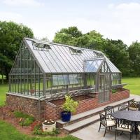 China Victorian Style Greenhouse with Durable Construction and Elegant Design for Gardens and Conservatories for sale