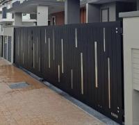 China Durable Aluminum Garden Gate - Weather Resistant & Easy Installation for Outdoor Use for sale