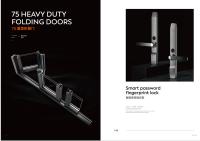 China Folding door for sale