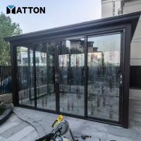 China Hot Selling Outdoor Sunrooms Modern Designs Aluminum Alloy Sun Room House Free Standing Sun Rooms Aluminium Conservatory for sale