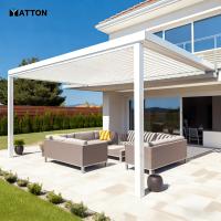 China High Quality Luxury Outdoor Backyard Patio Shade Canopy Pavilion Aluminum Adjustable Pergola Gazebo for sale