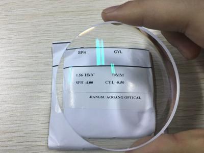 China Index 1.56 Single Vision Prescription Eyeglass Lenses With Radiation Protection for sale