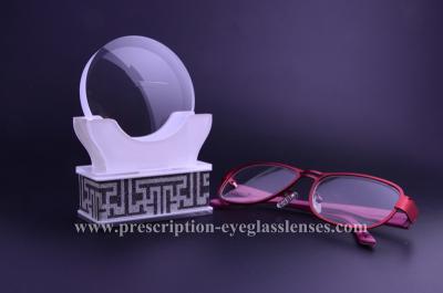 China 1.59 Polycarbonate Clear Flat Top Eyeglass Lenses Hard Coating 70MM Diameter for sale