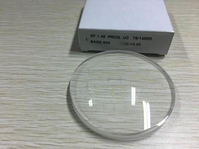 China Progressive Varifocal Vision Semi Finished Lens Blanks Multifocal Uncoated 1.499 Index for sale