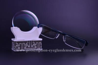 China Hydrophobic / AR Coating Prescription Eyeglass Lenses 1.74 Index Aspherical Surface for sale