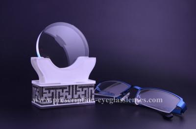 China Index 1.59 Polycarbonate Round Top Eyeglass Lenses With Hard Coating for sale