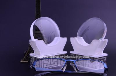 China Semi Finished 1.56 Round Top Lens Blanks , Blocking Blue Light Eyeglass Lens Blanks for sale