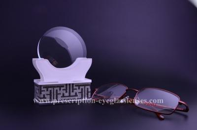 China Semi Finish 1.59 Index Lenses , 70MM Dia Round Top Polycarbonate 1.59 Lenses Blanks for sale