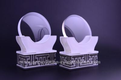 China Semi Finished 1.59 Polycarbonate Flat Top Lenses Blanks Anti Glare for sale