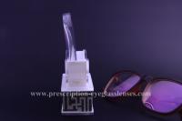China 1.60 Index Anti Glare Anti Blue Lens Blank , HMC Clear Blue Blocker Lens Blanks for sale