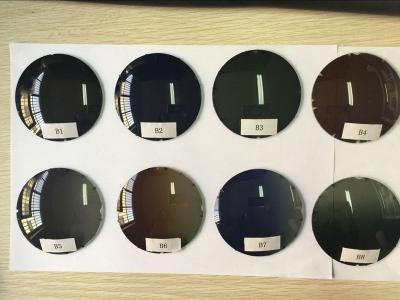 China CR39 Uncoated Polarized Eyeglass Lenses Anti UV 1.499 Index 80mm Diameter for sale