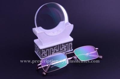 China Anti UV Blue Light Blocking Lenses 1.61 Index Durable MR-8 Raw Material Hard Coating for sale
