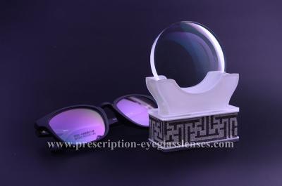 China Mid Index 1.56 Single Vision Cr 39 Lenses , Super Hydrophobic Anti Glare Lens for sale