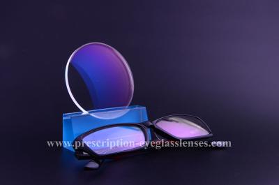 China Eyes Protection Cr39 Single Vision Lenses 1.61 Index MR-8 Monomer HMC Coating for sale
