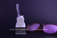 China Semi Finished 1.56 Index Lenses Round Top AR Coating 42 Abbe Value for sale