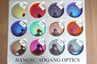 China Mirror 1.499 Revo Sunglass Lenses , 70MM Dia Sunglasses Color Tinted Lenses for sale