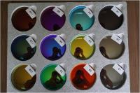 China Mirror 1.499 Revo Sunglass Lenses , 70MM Dia Sunglasses Color Tinted Lenses for sale