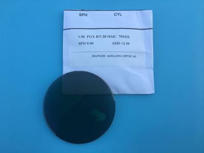 China Prescription  Photochromic Lenses Round Top AR Coating 1.56 Index for sale