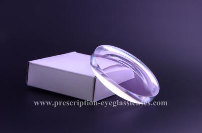 China Glasses Resin Semi Finished Lens Blanks Single Vision 1.61 Index MR-8 Monomer for sale