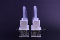 China UV400 Protection 1.74 High Index Lenses , Uncoated Eyeglass Lens Blanks For High Power for sale