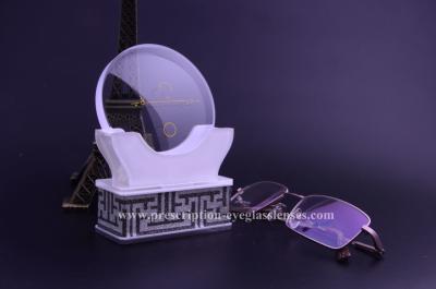 China Optical Semi Finished Lens Blanks Middle Index 1.56 Hard Coating Multifocal Vision for sale