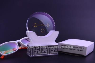 China Anti Glare Semi Finished Lens Blanks SF 1.56 Index Multiple Vision AR Coating for sale