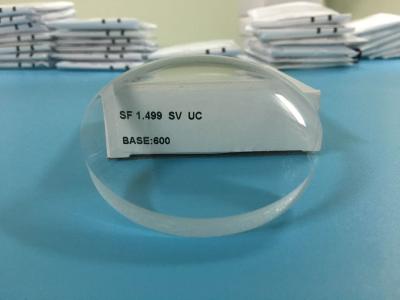 China CR39 1.499 Uncoated Optical Blanks Single Vision 58 Abbe Value PPG Material for sale