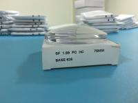 China Optical Polycarbonate Lens Blanks 65/70MM Diameter 1.59 Index Hard Coated for sale