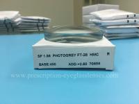 China Bifocal Vision Transition Eyeglass Lenses , 1.56 Semi Finished Resin Bifocal Lenses for sale
