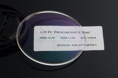 China Far / Near Vision 1.59 Polycarbonate Progressive Lenses Reliable Imported Raw Material for sale