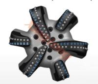 China 18 1/2in Tricone Rock Drill Bits 470mm PDC Drill Bit For Oil Gas Rock Breaking for sale