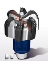 China 17.5inch 444mm Tricone Rock Drill Bits Steel Body Tricone Roller Bit 103 Cutters API for sale