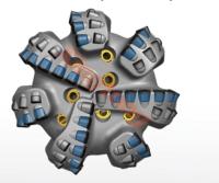 China 8 1/2″ 216mm PDC Drill Bit Rigid Body Oil Drilling Hdd Rock Bits In Ultra Hard Strata for sale