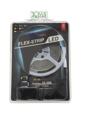 China Single Color Led Strip Kit with Blister Package, Blister Led Strip, DC12V LED Strip Kit for sale