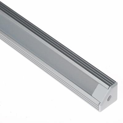China RGB Strip light Al channel accessory tube Corner Mount Aluminum Profile for LED Strip Light for sale