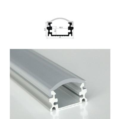 China surface mounted U shape aluminum channel Used for 10mm width PCB SMD 3528, 2835, 5050 and 5630 led strips, 8~10mm PCB for sale