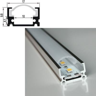 China surface mounted U shape aluminum channel accessory Used for 8mm PCB SMD 3528, 2835, 5050 and 5630 led strips lights for sale