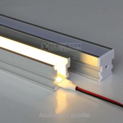 China surface mounted U shape aluminum channel accessory used for 12mm width PCB led strips 3528, 2835, 5050 and 5630smd for sale