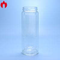 China Double Layer Insulation High Borosilicate Glass Water Bottle for sale